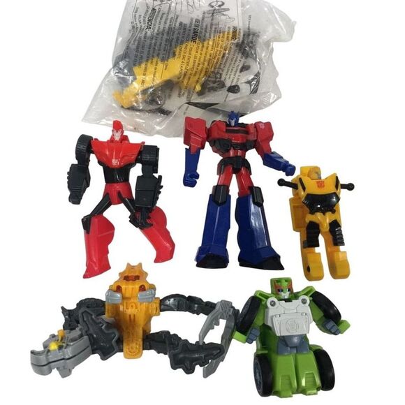 McDonald's | Toys | Mcdonalds Happy Meal Transformers Robots Bundle ...